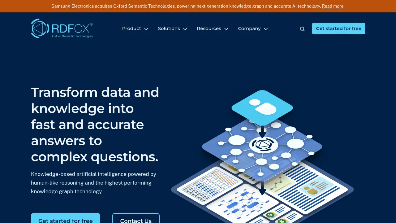 RDFox - Transform data and knowledge into fast and accurate answers to ...