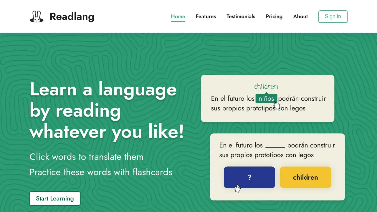 Readlang - Accelerate language learning through AI-powered reading and ...