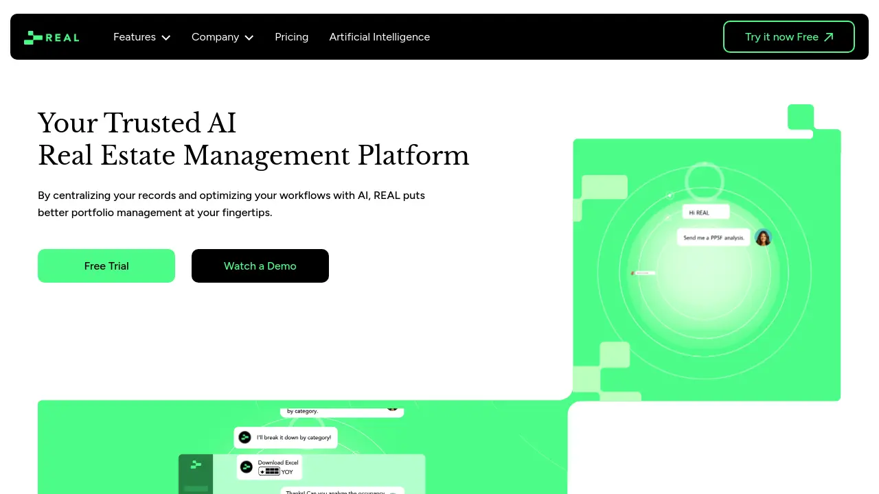 REAL - Your Trusted AI Real Estate Management Platform