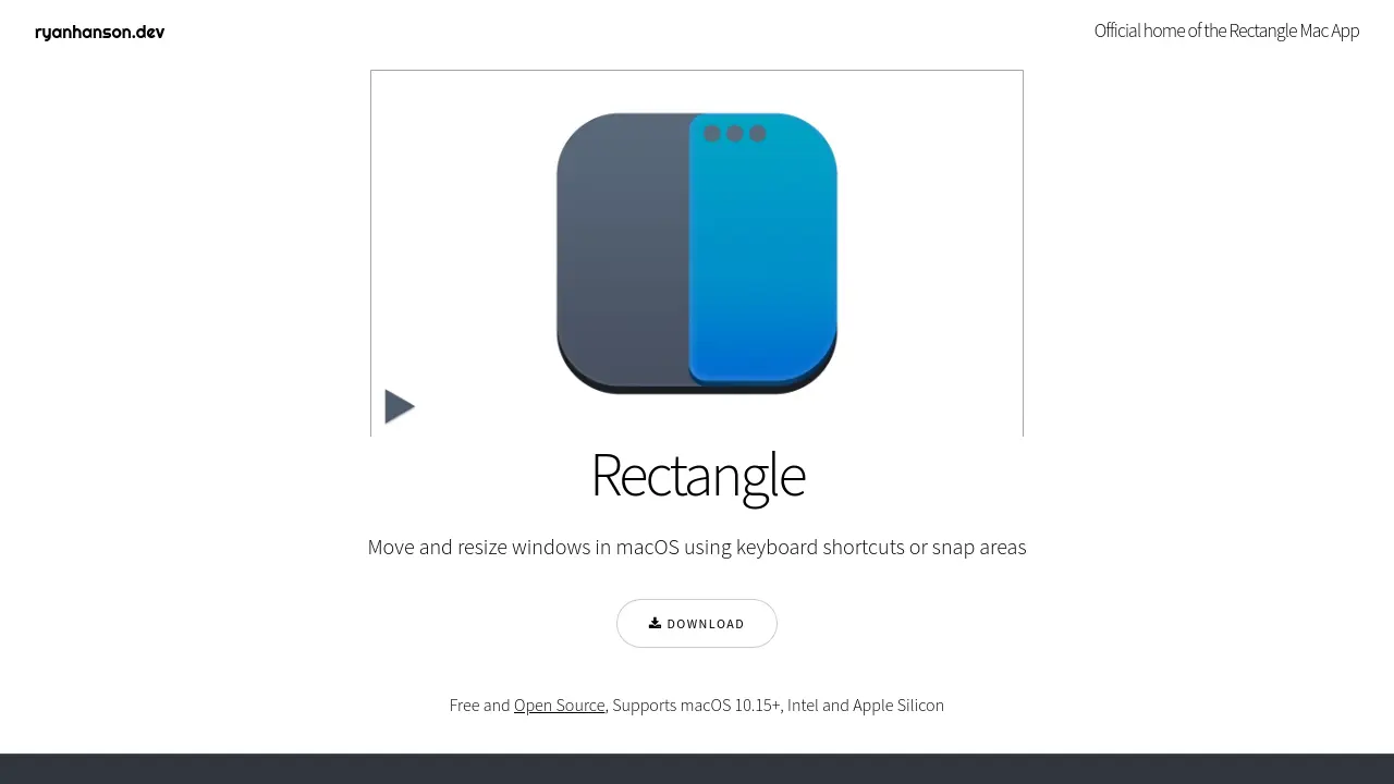 Rectangle - Move and resize windows in macOS using keyboard shortcuts ...