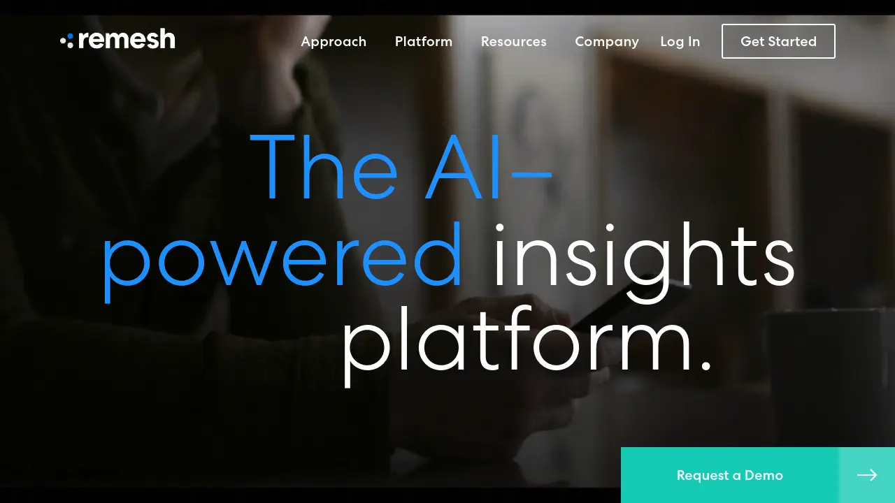 Remesh - The AI-Powered Insights Platform.