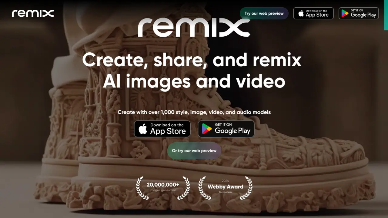 Remix AI - Create, Share, and Remix AI Images and Video