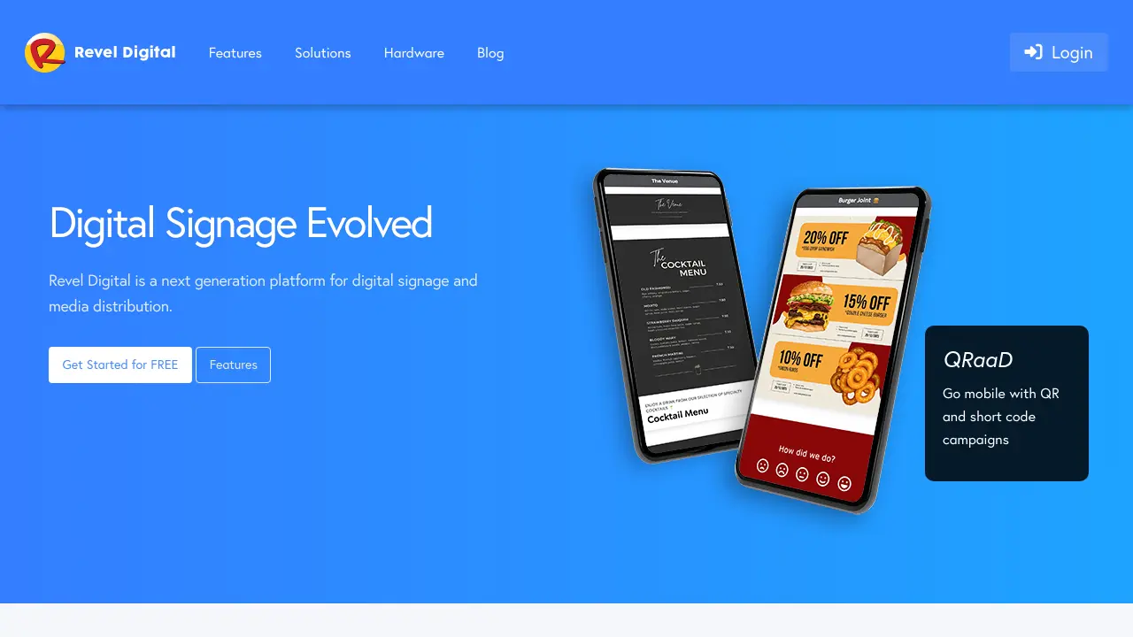 Revel Digital - AI-Powered Digital Signage Platform for Modern Businesses
