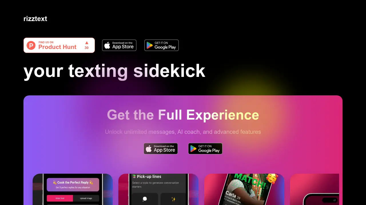 rizztext - your texting sidekick