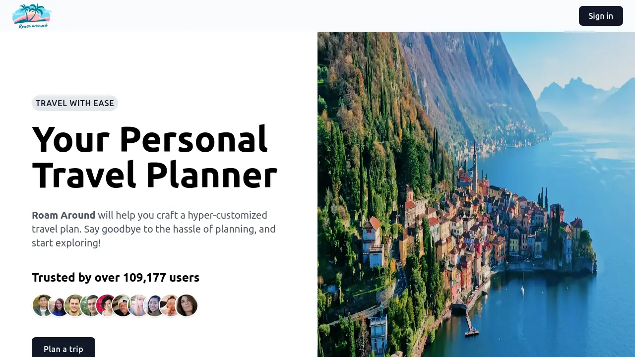 Roam Around - Your Personal Travel Planner