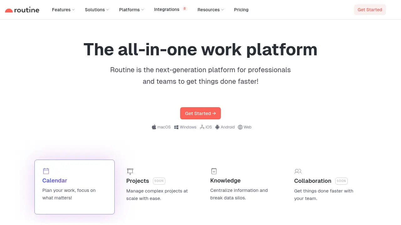 Routine - The All-in-One Work Platform
