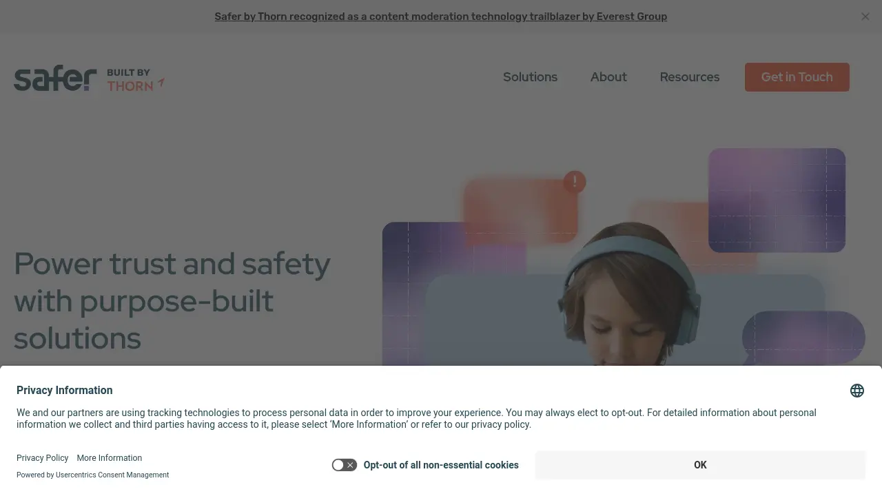 Safer.io - Power trust and safety with purpose-built CSAM and CSE ...