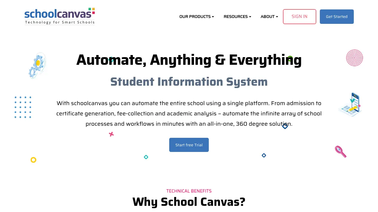 School Canvas - Automate Every School Process With One Unified Platform