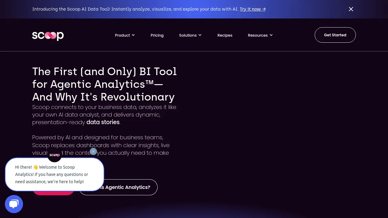 Scoop Analytics - Instantly analyze, visualize, and explore your data ...