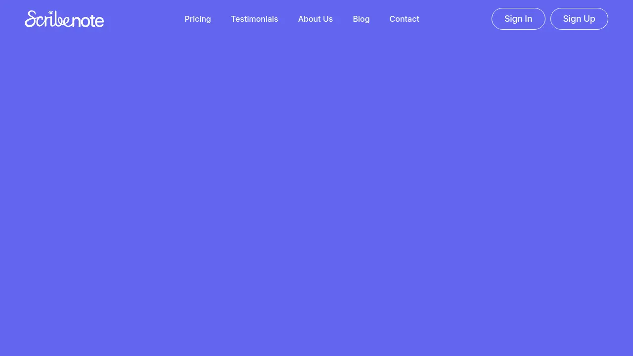 Scribenote - Free yourself from documentation, focus on patient care.