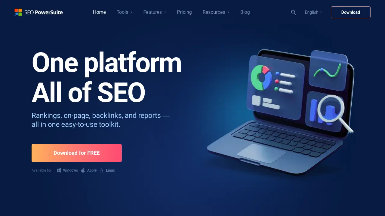 SEO PowerSuite - All of SEO. One Platform.