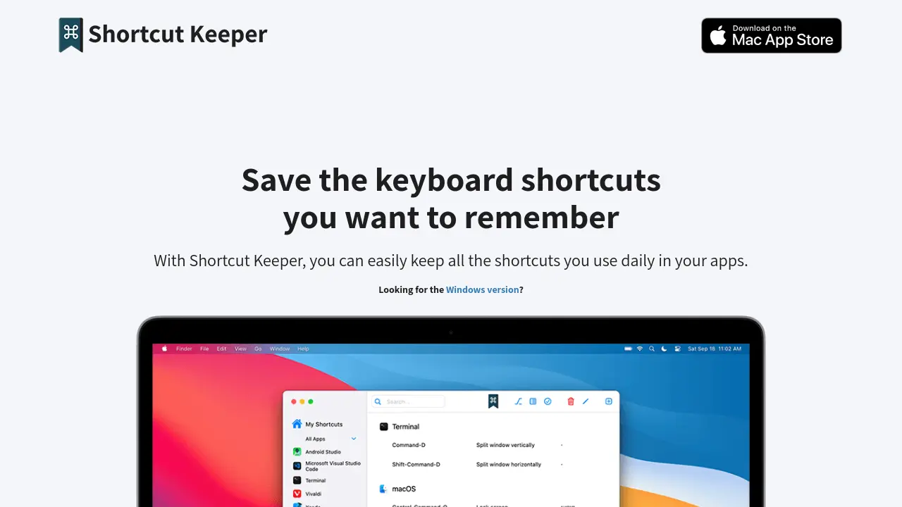 Shortcut Keeper - Save and Access Your Favorite Keyboard Shortcuts ...