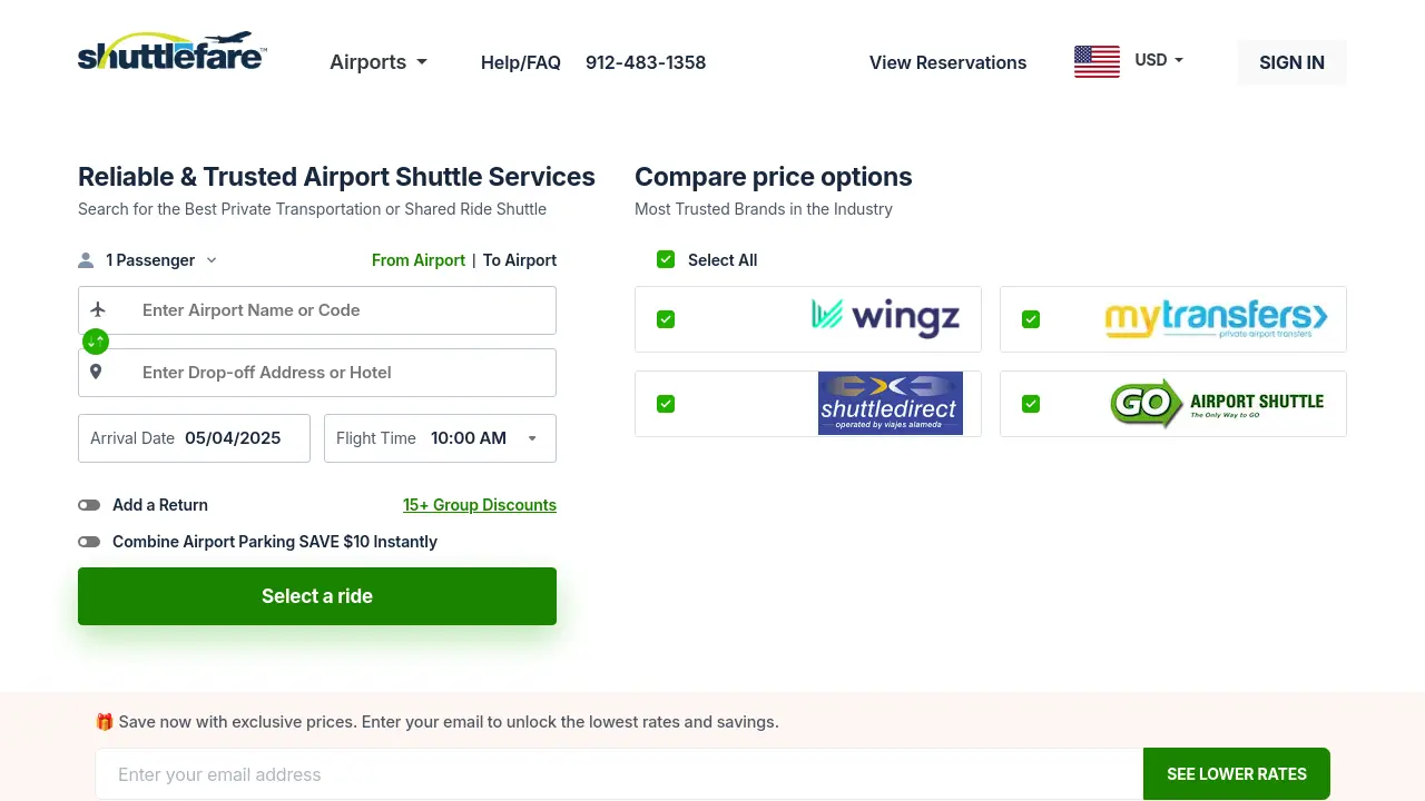 Shuttlefare.com - Reliable & Trusted Airport Shuttle Services