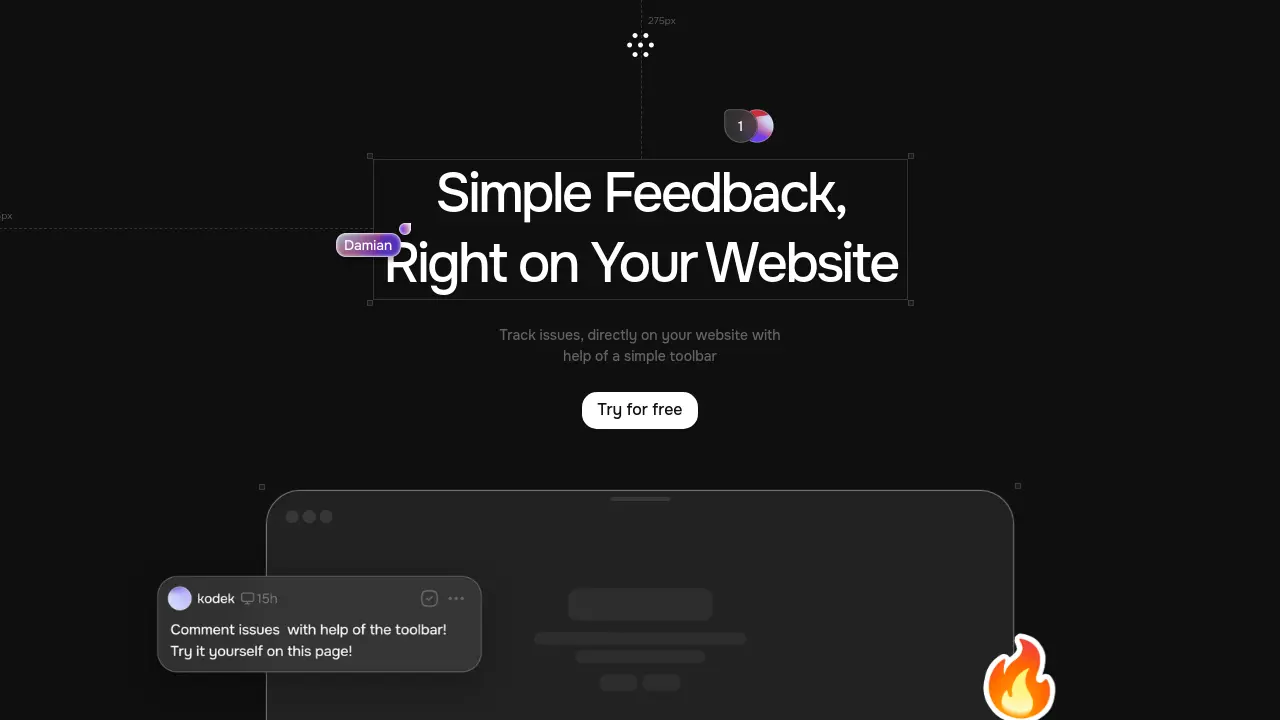Simple Feedback - Track Issues and Collaborate Directly on Your Website