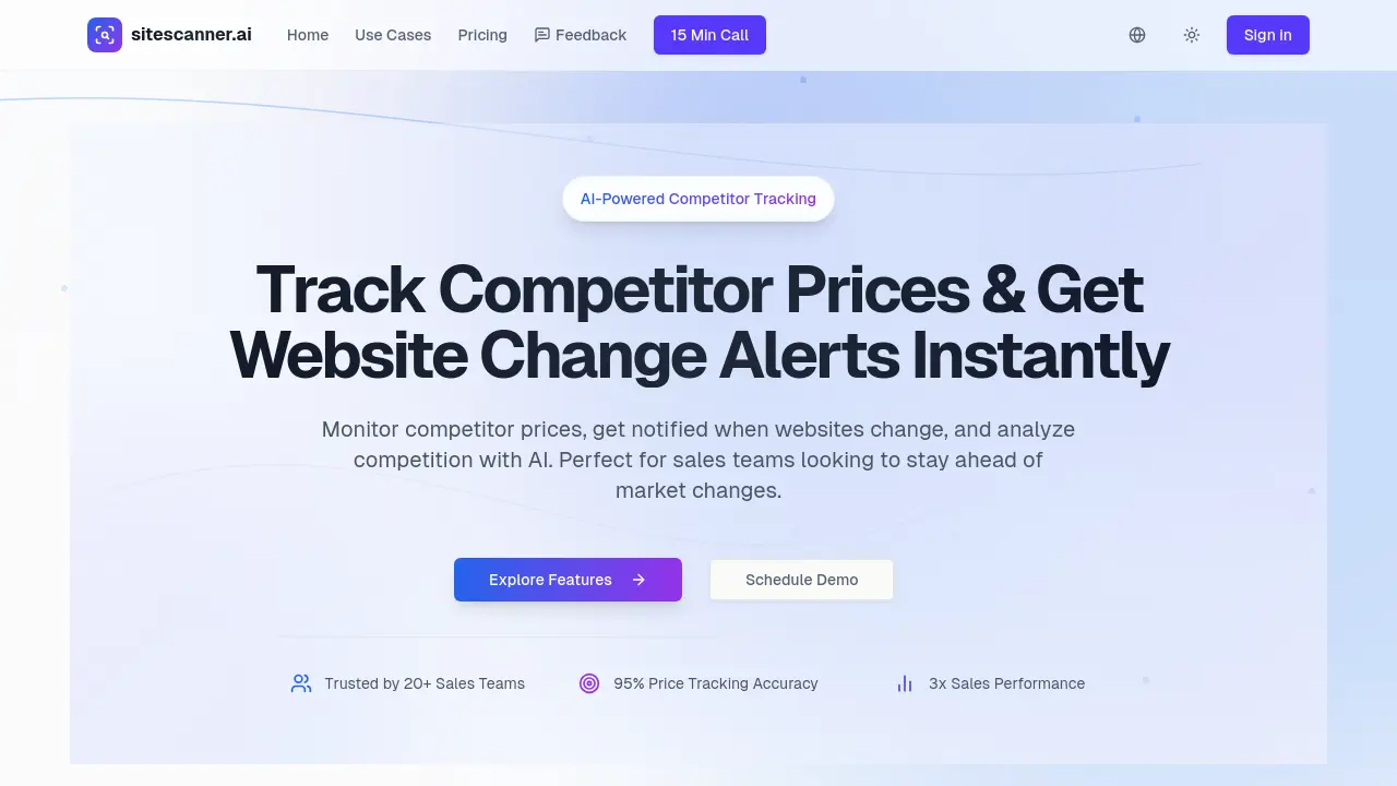 sitescanner.ai - Track Competitor Prices & Get Website Change Alerts ...