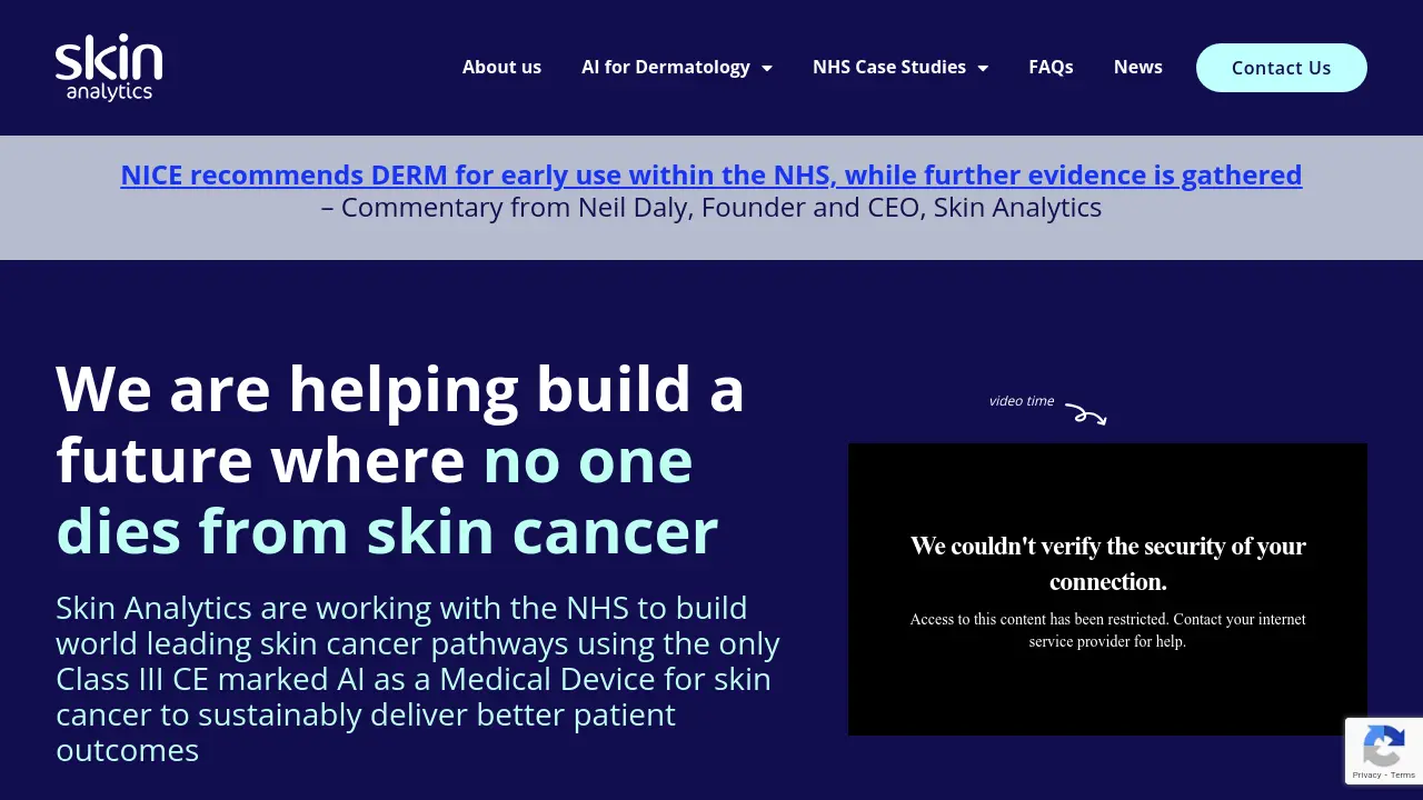 Skin Analytics - AI-Powered Dermatology Solutions for Early Skin Cancer ...