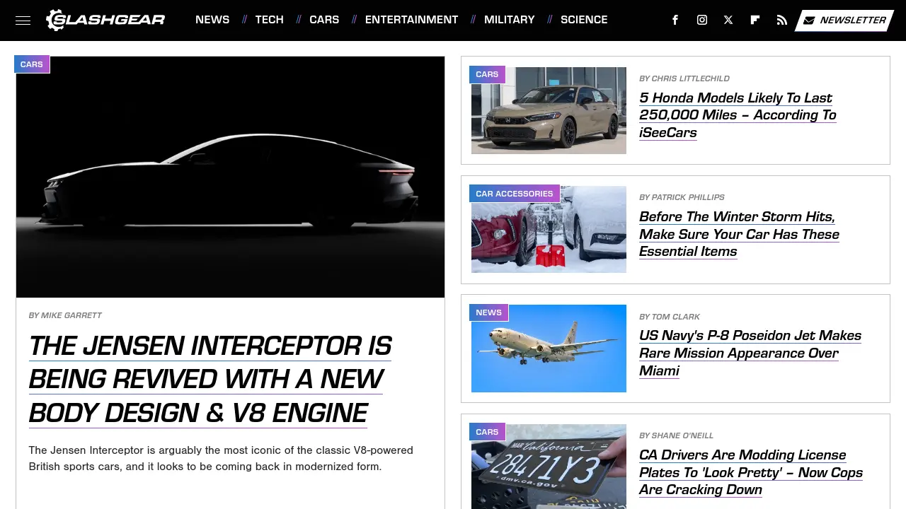 SlashGear - Your source for tech, cars, gaming, science, and reviews