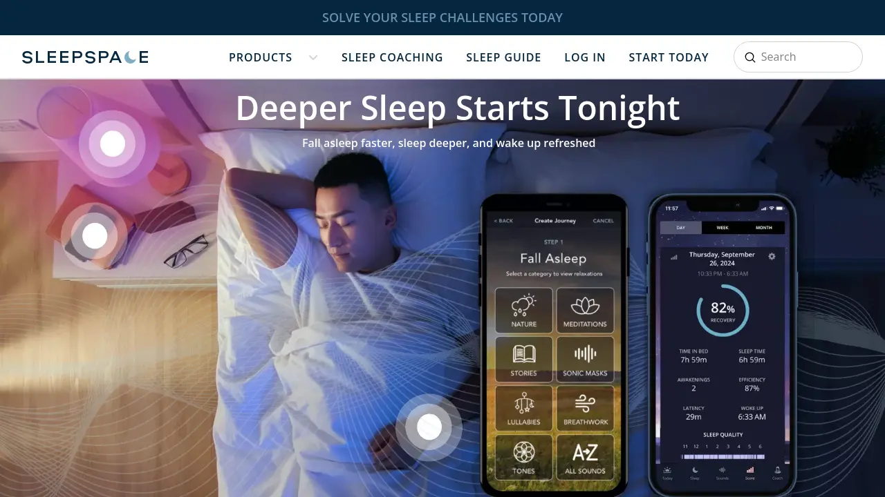 SleepSpace - Deeper Sleep Starts Tonight