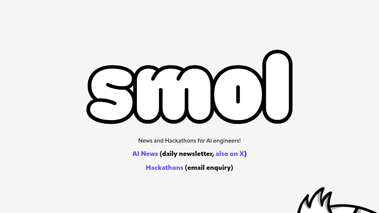 Smol AI - Stay Updated with AI News and Hackathons