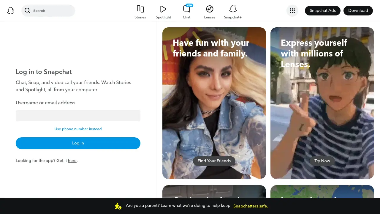 Snapchat - Express Yourself with Lenses, Stories, and More.