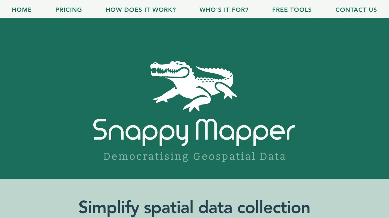 Snappy Mapper - Democratising Geospatial Data