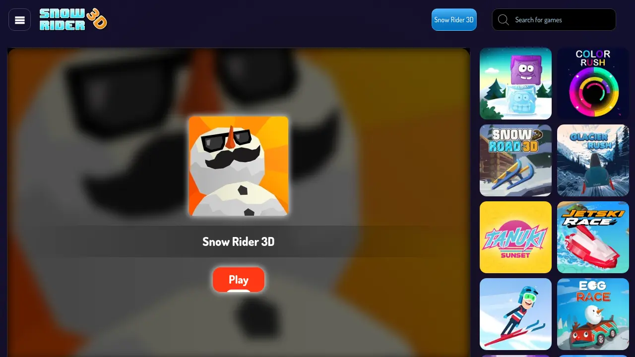Snow Rider 3D - Endless skiing adventure with speed, obstacles, and ...