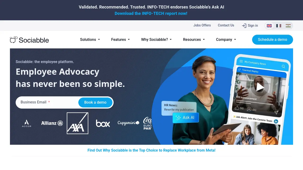 Sociabble - The employee platform connecting, engaging, and empowering ...