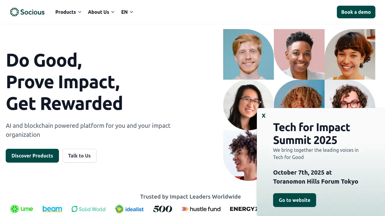 Socious - AI and blockchain powered platform for impact organizations ...