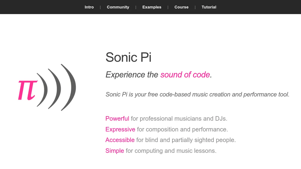 Sonic Pi - Experience the sound of code with free code-based music ...