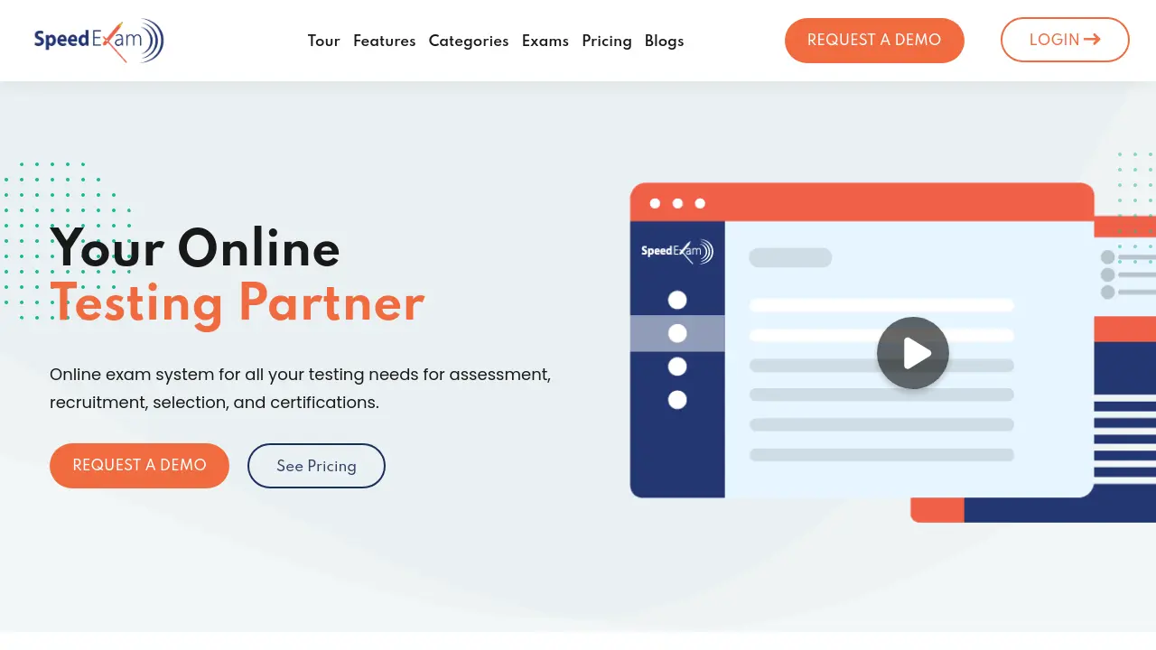 SpeedExam - AI-Powered Online Exam Platform with Secure Proctoring