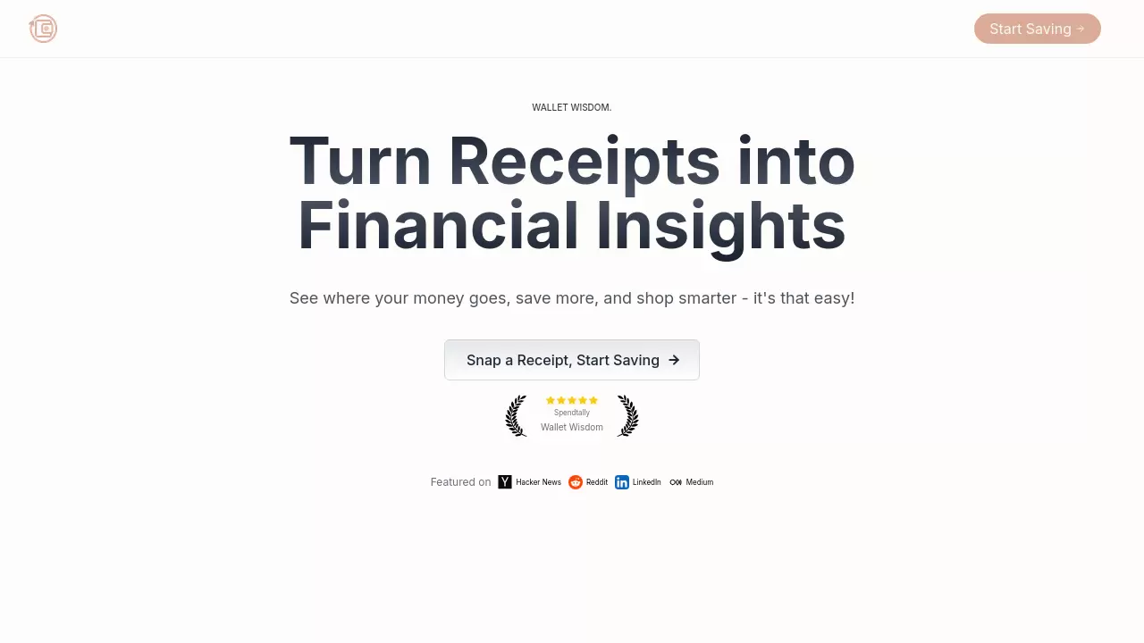 Spendtally - Turn Receipts into Financial Insights