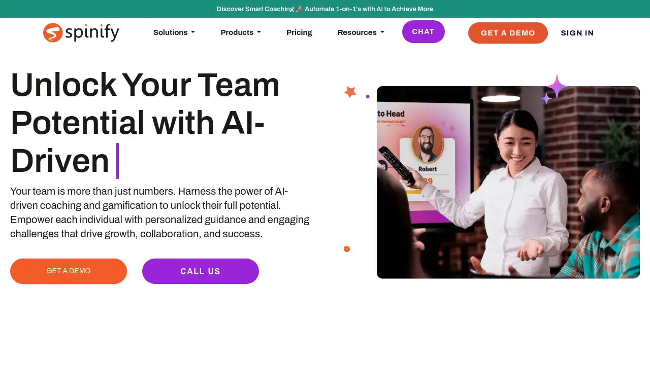 Spinify - AI-Powered Gamification and Coaching Platform