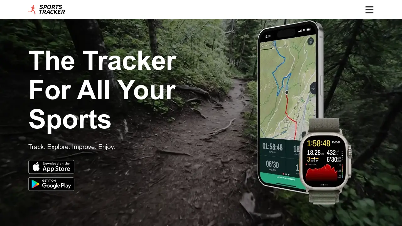 Sports Tracker - Track. Explore. Improve. Enjoy.
