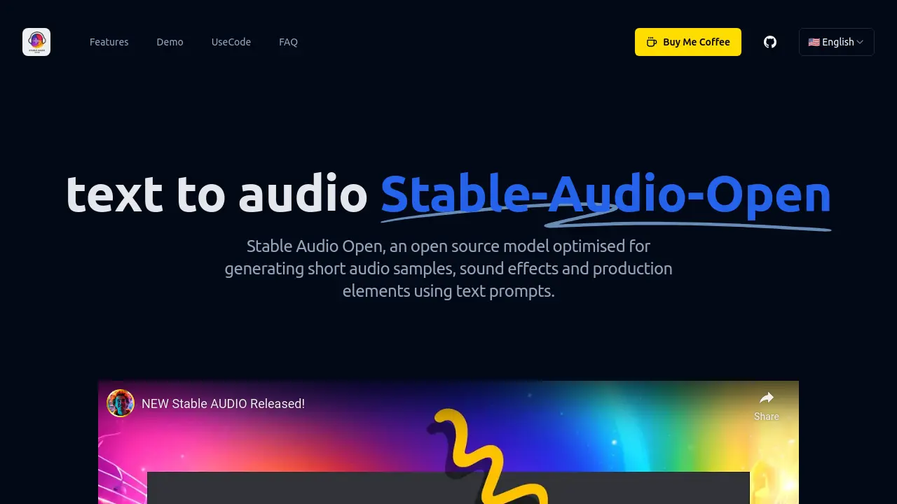 Stable Audio Open - Open Source Text-to-Audio Generation