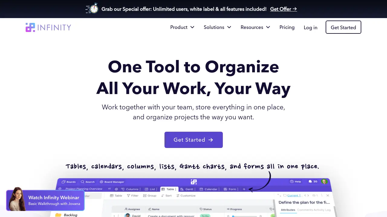 startinfinity.com - Flexible Project and Workflow Management Powered by AI