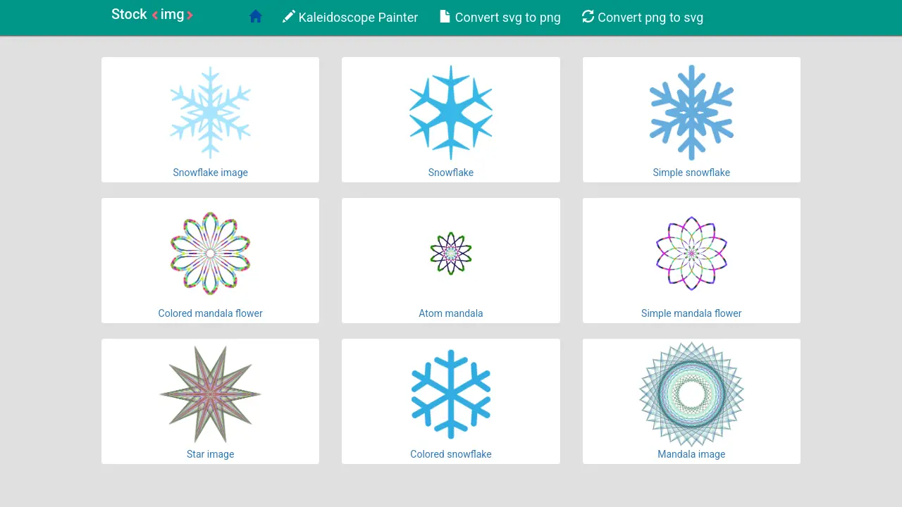 Stock img - Free Stock Images & Simple Generative Art Tools