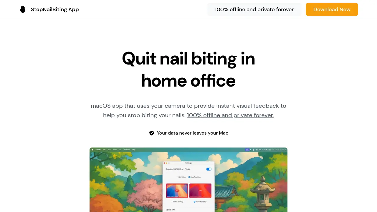 StopNailBiting App - Quit nail biting in home office with 100% offline ...