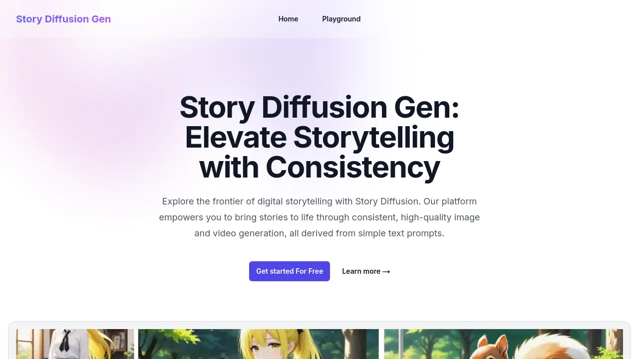 Story Diffusion Gen - Elevate Storytelling with Consistency