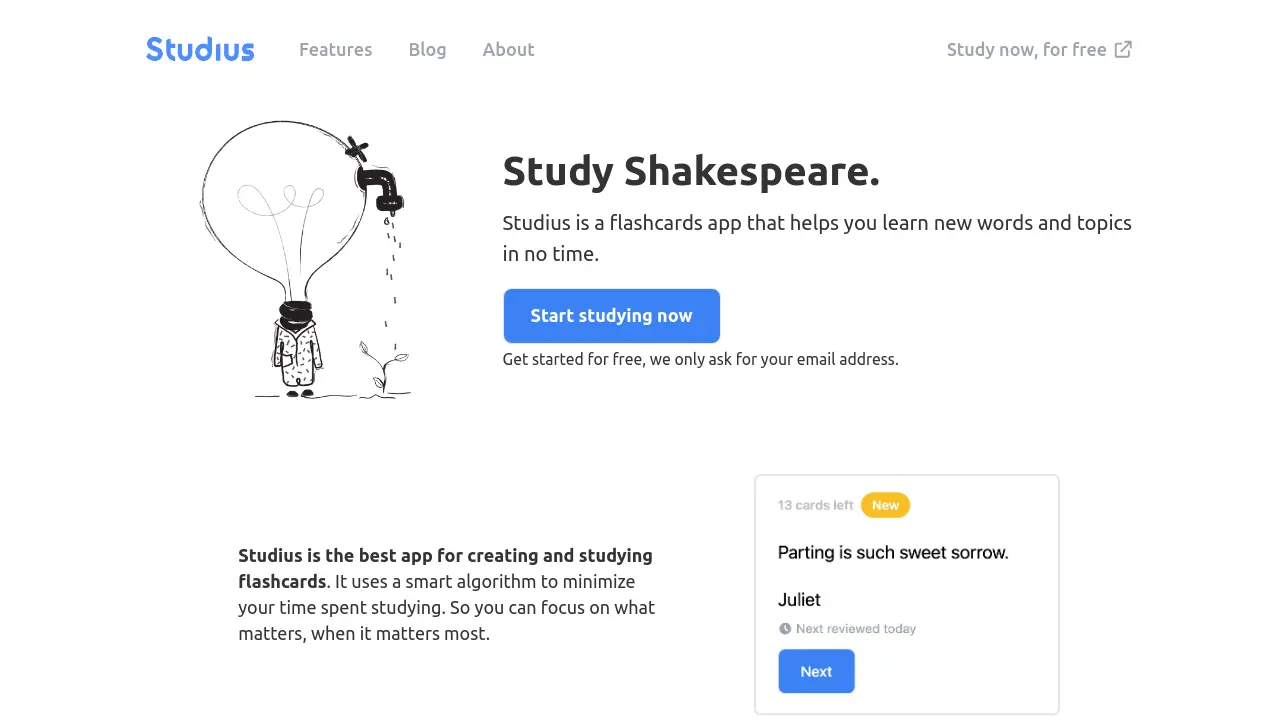 Studius - Effortless Flashcards and Smart Study Powered by AI