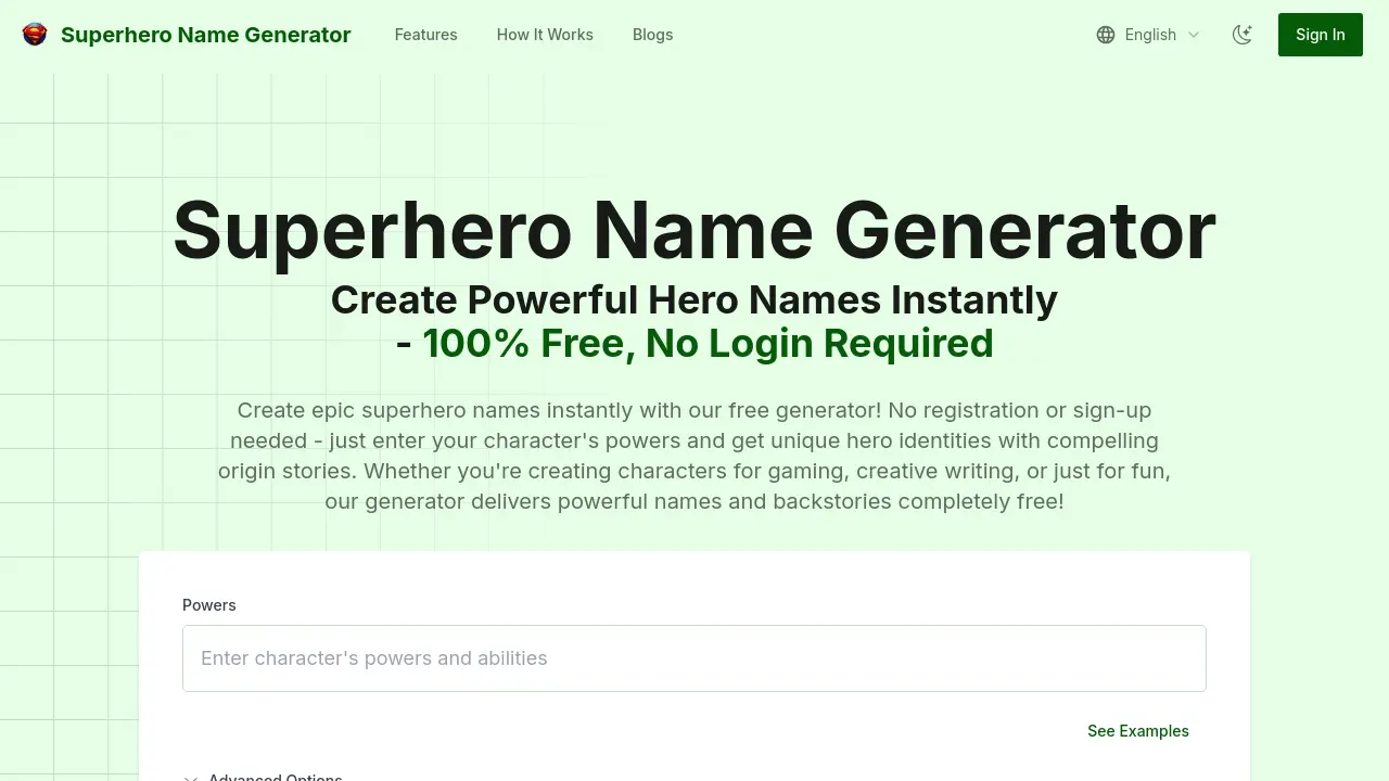 Superhero Name Generator - Create Powerful Hero Names Instantly - 100% ...