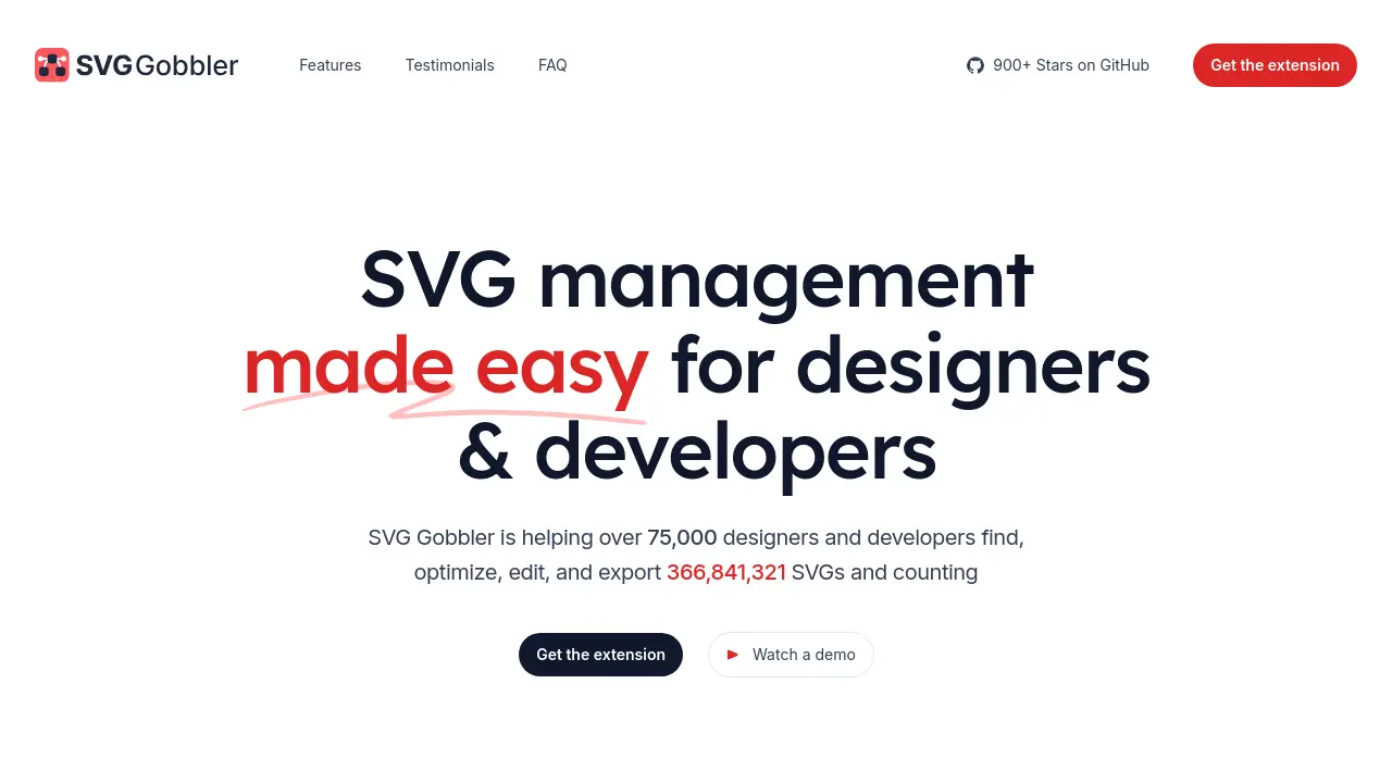 SVG Gobbler - SVG management made easy for designers & developers