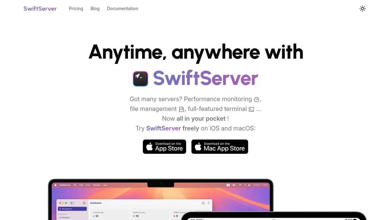 SwiftServer - Mobile Server Monitoring and Management for IT Pros