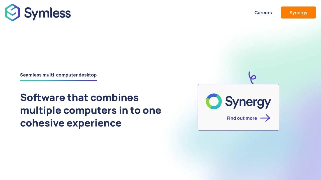 Synergy - Seamless multi-computer desktop software