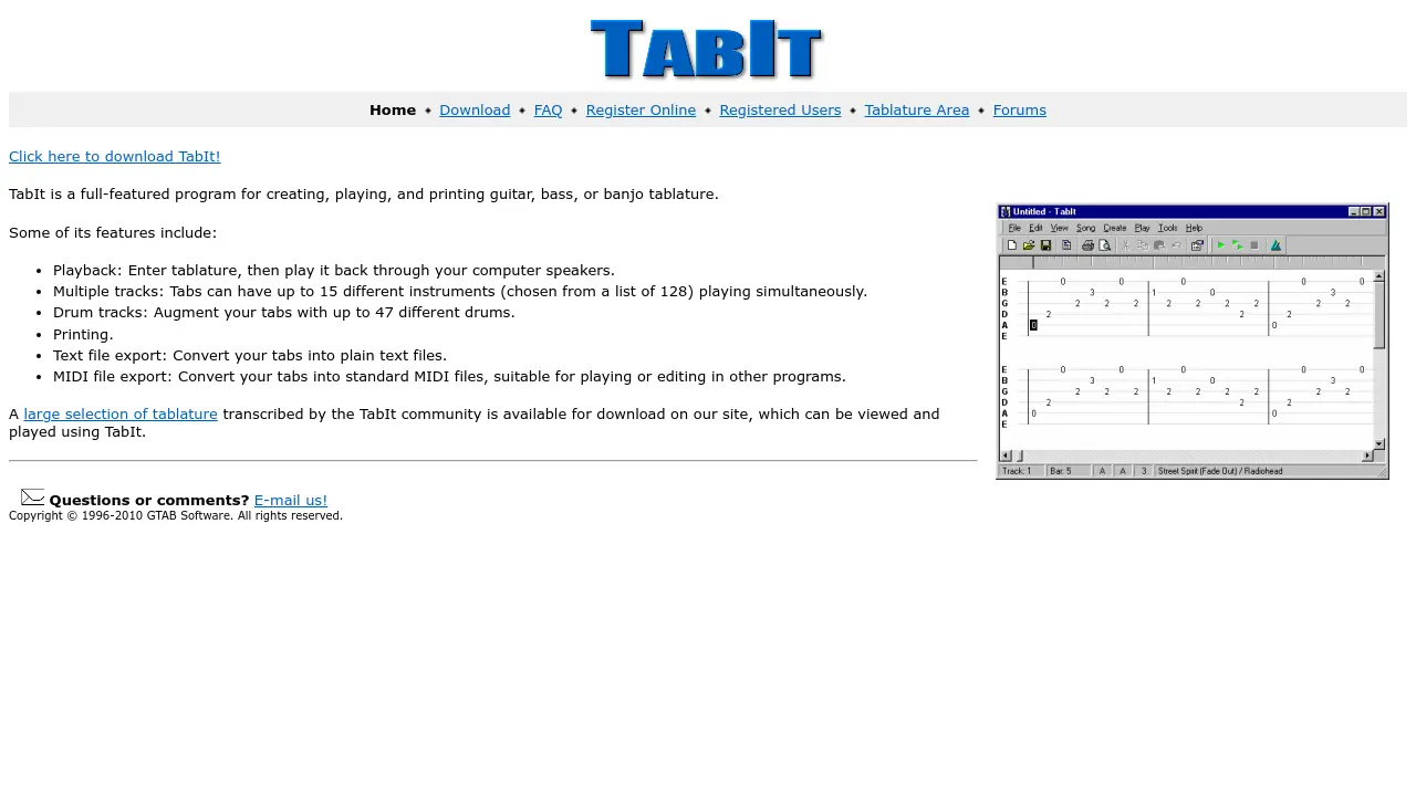 TabIt - Create, Play, and Print Guitar Tablature with Ease
