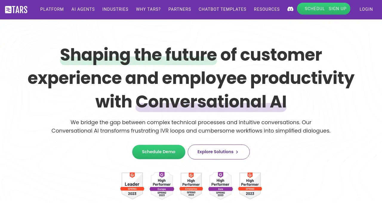 Tars - Shaping the future of customer experience and employee ...
