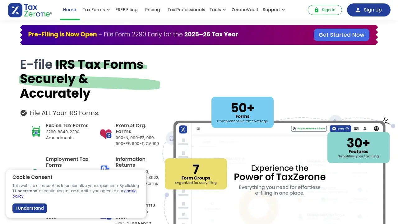 TaxZerone - IRS-Authorized E-Filing for Fast, Secure, and Accurate Tax ...