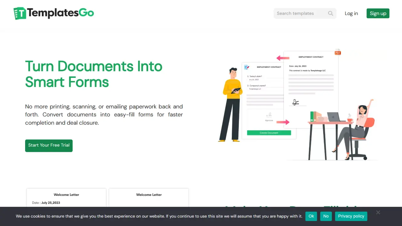 Templatesgo - Turn Documents Into Smart Forms
