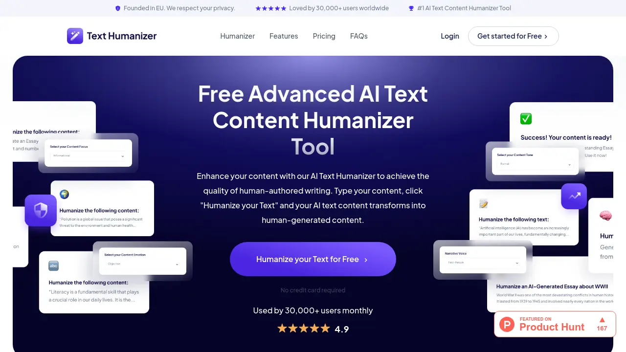 Text Humanizer AI - Transform AI-Generated Content into Human-Like Text