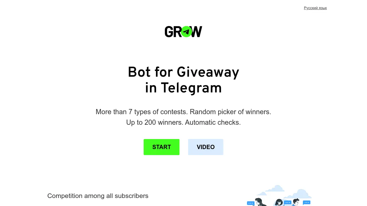 TgGrow - AI-powered Telegram giveaway bot for automated contests and ...