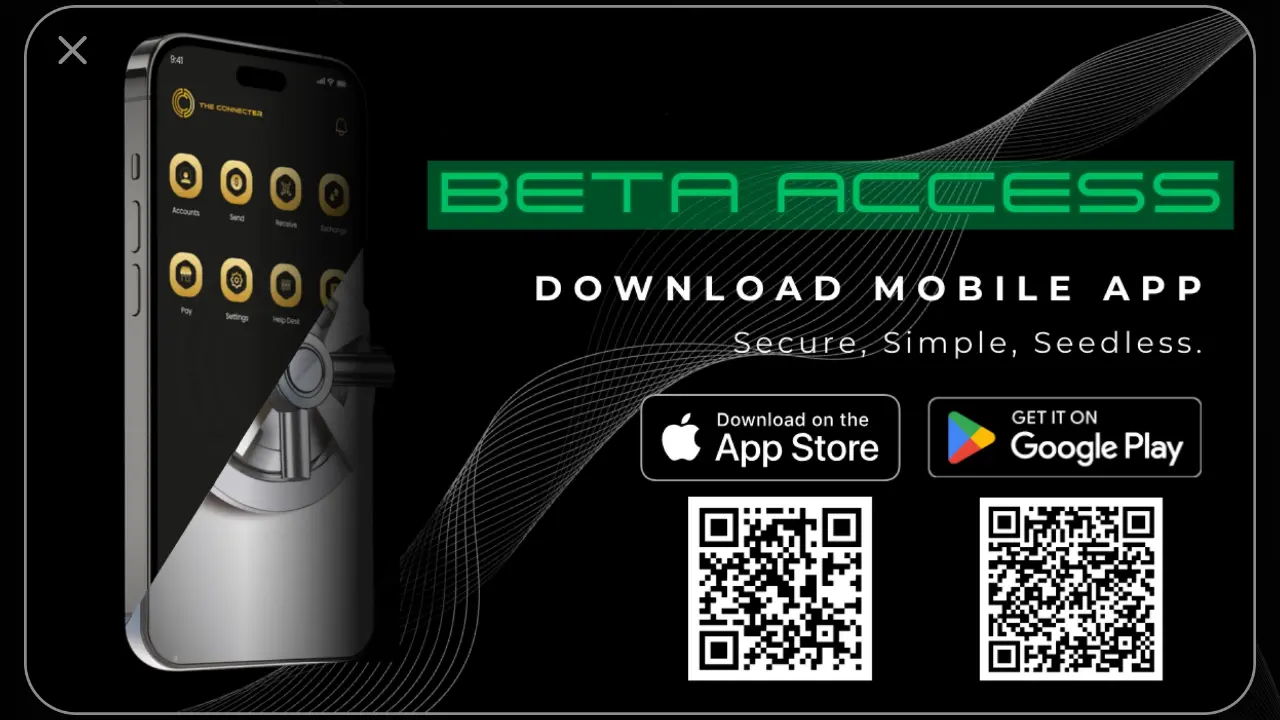 The Connecter - Wallet. Reimagined. Secure. Simple. Seedless.